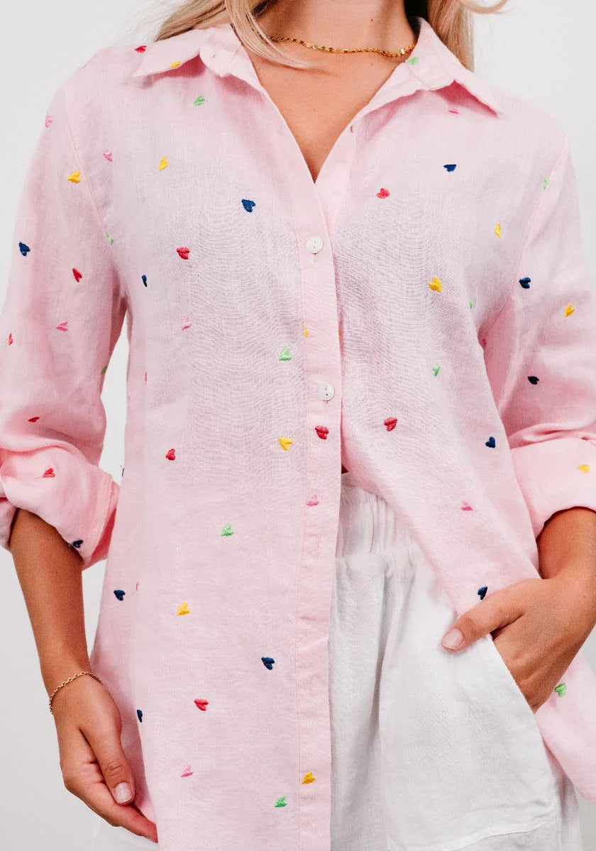Soul Sparrow - Heart Shirt - Pink – Home Store Online